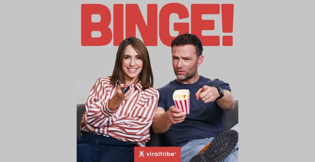 BINGE! podcast hosted by Alex Jones and Harry Judd joins Adelicious ...
