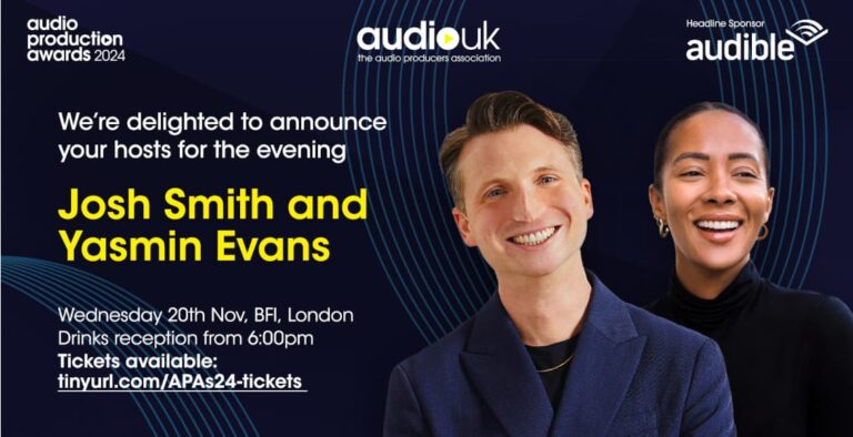 Josh Smith and Yasmin Evans to host Audio Production Awards ...